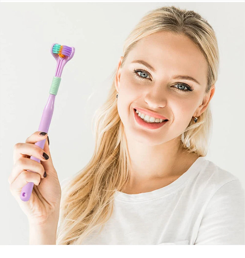 Sparkle Triple-Head Toothbrush