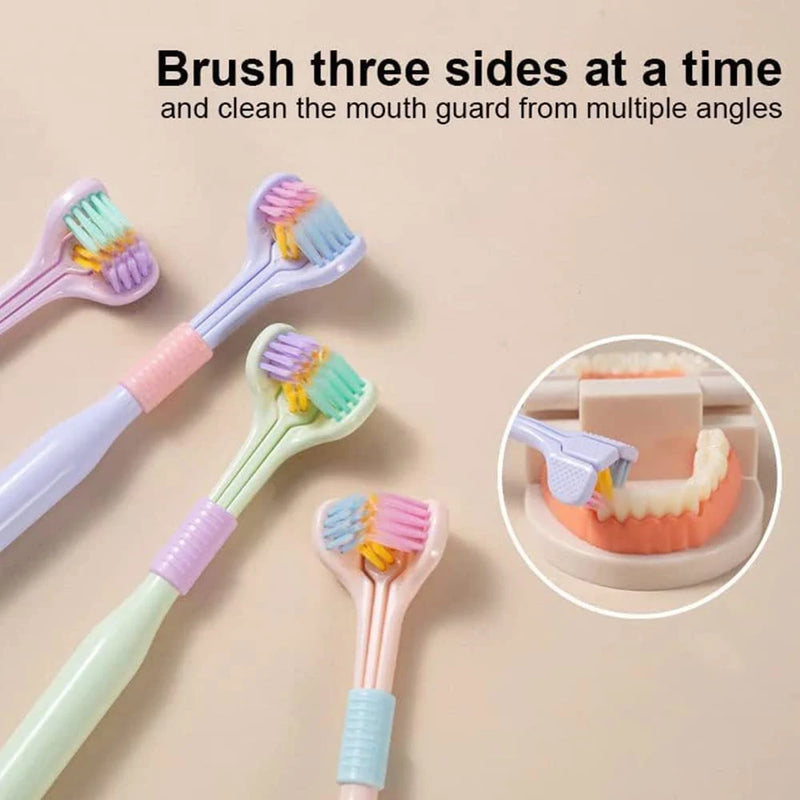 Sparkle Triple-Head Toothbrush